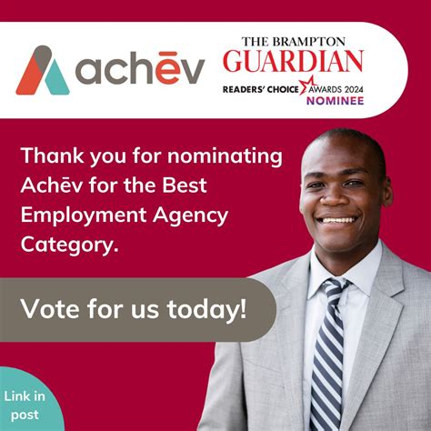 Achēv On Linkedin Today Is The Last Day To Vote Cast Your Vote For