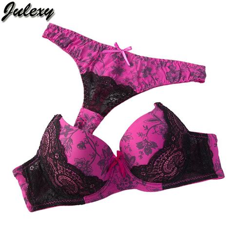 Buy Julexy B C Cup Big Size Sexy Women Bra Set Hollow Out Underwear