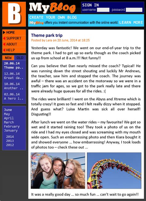 Blog Post Writing Sample Writing Example Personal Evernote Beginners