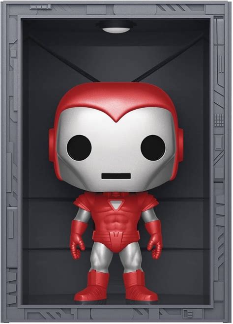 Funko Pop Deluxe Marvel HOA Iron Man MK8 SlvrCenturion Metallic Marvel Comics