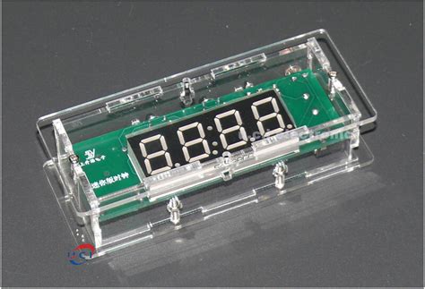 【uci電子】e 13 電子時鐘套件 C51單片機光控溫度數位 Led電子鐘diy製作散件