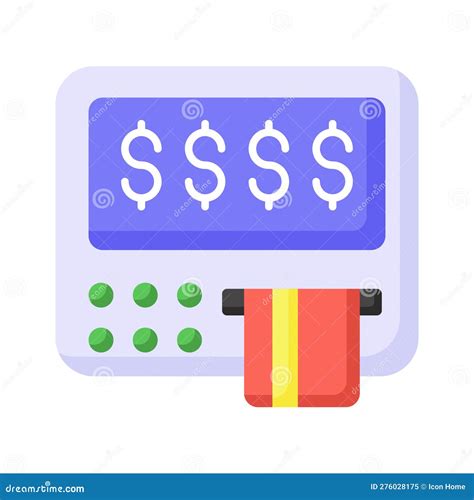 The Atm Icon Represents A Machine That Dispenses Cash And Allows