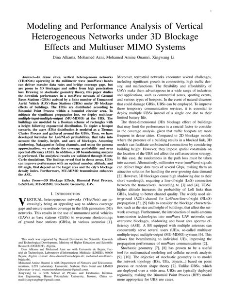 Pdf Modeling And Performance Analysis Of Vertical Heterogeneous