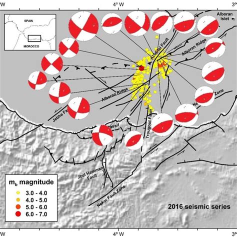2016 Seismic Sequence Showing Earthquakes With Magnitude Above 30 And