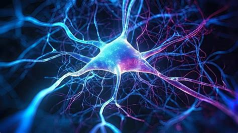 Synapses Of Neural Communication In Brain Scheme Stock Illustration Illustration Of Network