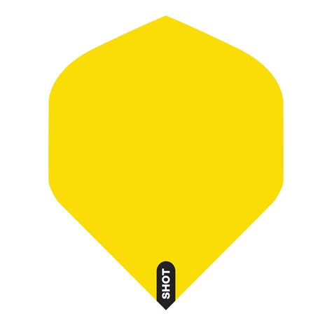 Shot Dart Flight Set Standard Yellow Mack Darts