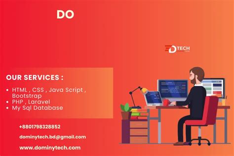 Dominy Tech On Linkedin We Will Be Your Backend Developer Using Php Laravelhtmlcss Bootstrap