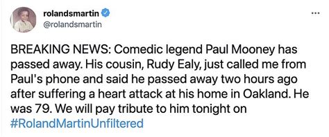 The Buddy Holly Story Actor Paul Mooney Dies At 79 The Comedian