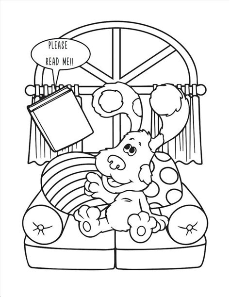 Blues Clues Colouring Pages Printable Dannie Olds