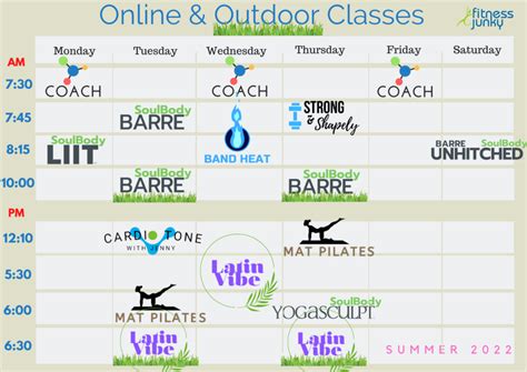 Our Classes Fitness Junky