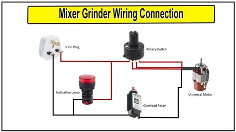Mixer Grinder Wiring Connection Diagram