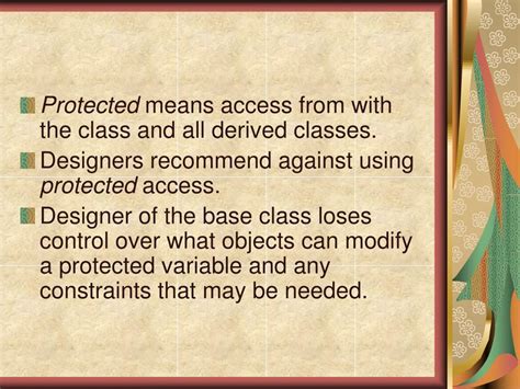 Ppt Chapter 8 Inheritance And Polymorphism Chapter 19 Class Hierarchies Powerpoint