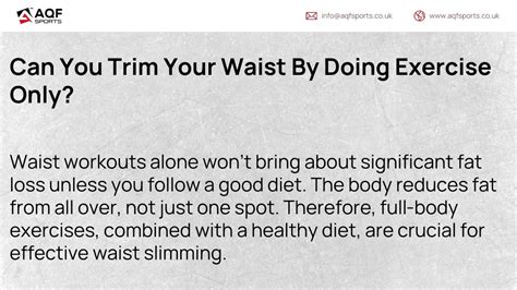 Ppt Small Waist Workout Complete Guide To Waist Trimming Powerpoint