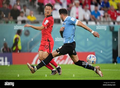 Rayan Qatar 23rd Nov 2022 Lee Jaesung Of Korea Republic During The Qatar 2022 World Cup