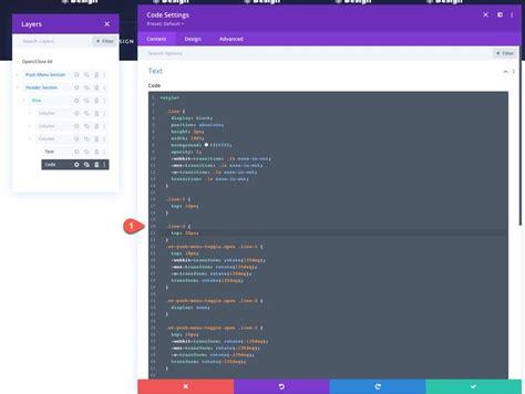 How To Create A Slide Down Push Menu In Divi Ask The Egghead Inc