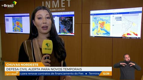 Defesa Civil E INMET Alertam Para Novos Temporais No Nordeste