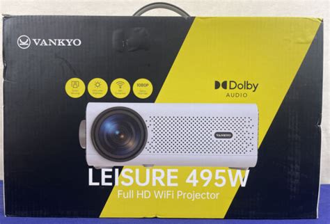 VANKYO Leisure 495W Native 1080P Mini Projector, Full HD 5G Wi-Fi Video ...