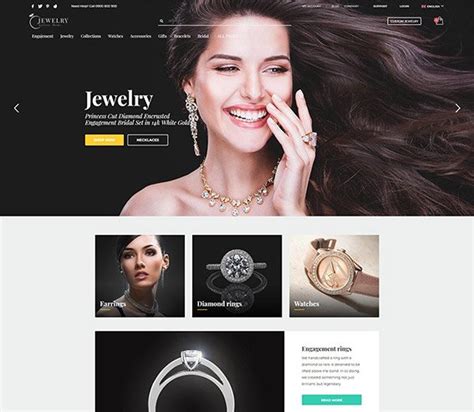 Jewelry Free PSD Template Hogash Freebies