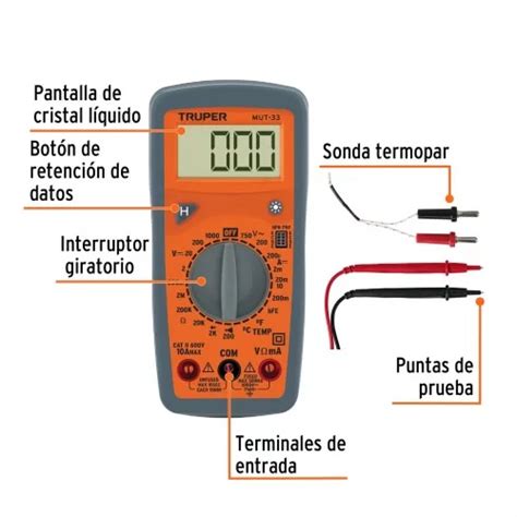 Multimetro Digital Truper 10401