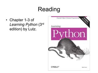 B Introduction To Python Ppt