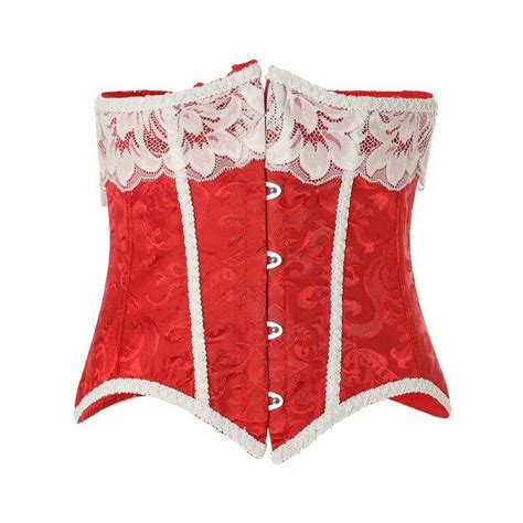 Punk Sleeveless Corset Bustier Tummy Control Lace Up Open Bust Body