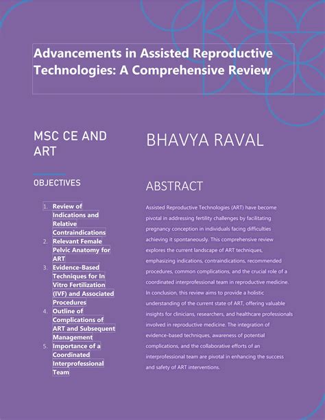 Advancements In Assisted Reproductive Technologiespdf