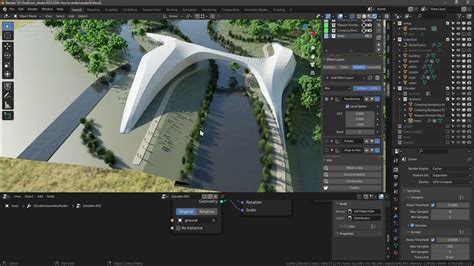 the best free rendering software for architects blender render scene setup tutorial youtube