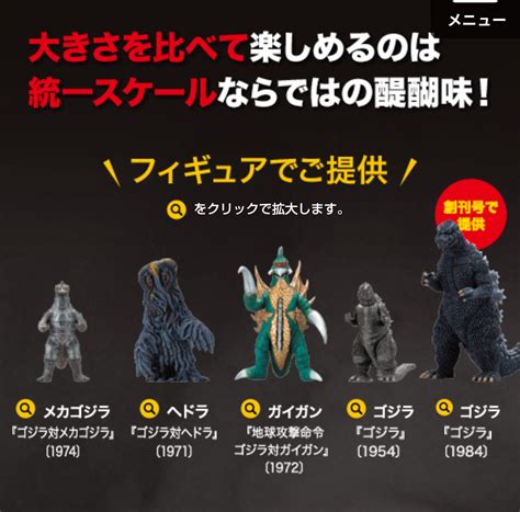 たくろー On Twitter 東宝怪獣コレクション。 「劇中での着ぐるみ同士のサイズ比」じゃなくて「設定身長」に忠実に統一スケールにし