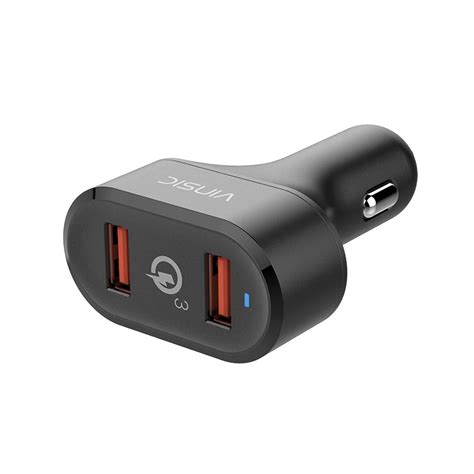 Vinsic W Quick Charge Dual Usb Mobile Phone Car Charger