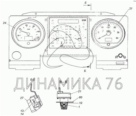 Схема подключения комбинации приборов камаз - 96 фото