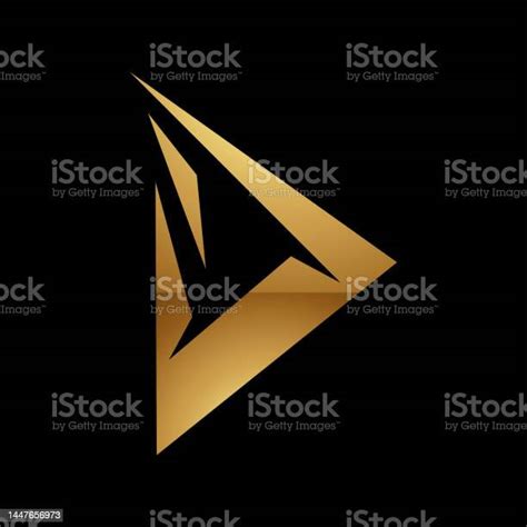 검은색 배경에 황금 문자 D 기호 아이콘 3 0명에 대한 스톡 벡터 아트 및 기타 이미지 0명 개념 곡선 Istock