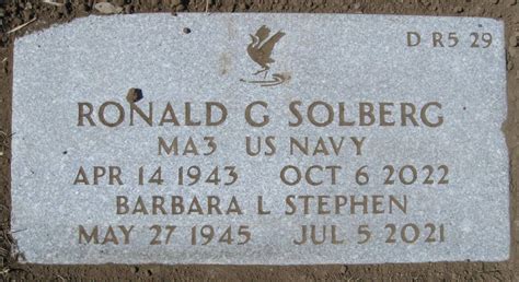 Ronald Gene Solberg 1943 2022 Find A Grave Memorial