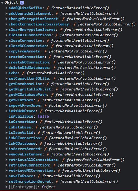 Featurenotavailableerror After Upgrading From Capacitor To Capacitor