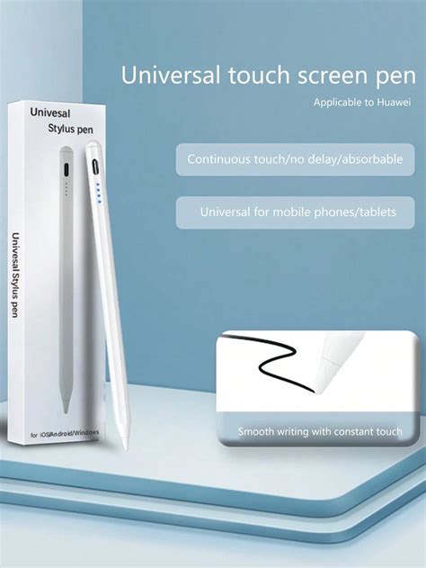Caneta Stylus Capacitiva Universal para Smartphones e Tablets Lápis Ativo Capacitivo Stylus Pen