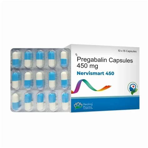 Nervismart 450 Mg Pregabalin 450 Mg Capsules At ₹ 450stripe
