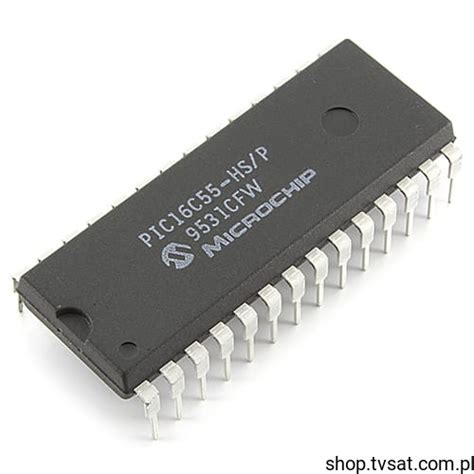 [4pcs] pic16c55 hs p upc 20mhz 24bit ram dip28 microchip tvsat shop