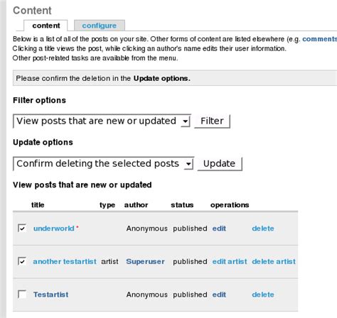 Let Admins Mass Delete Nodes 7743 Drupal Org