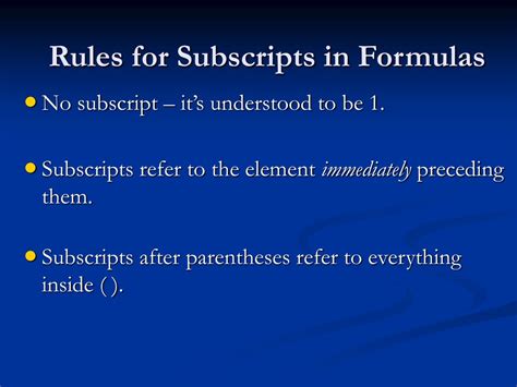 PPT Chemical Formulas The Basics PowerPoint Presentation Free Download ID