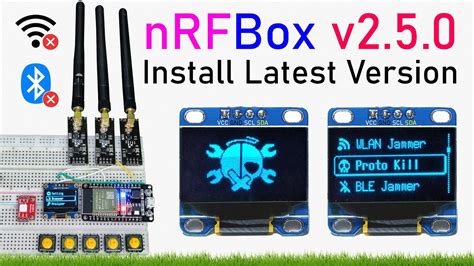 How To Make An Nrfbox For Wifi And Bluetooth With Esp32 3 Nrf24 Oled