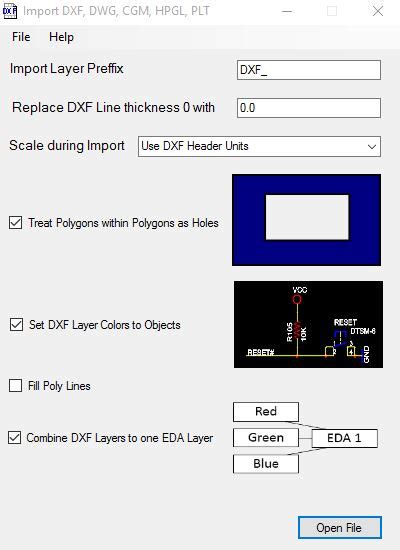 Dxf Import Export Pcb Investigator