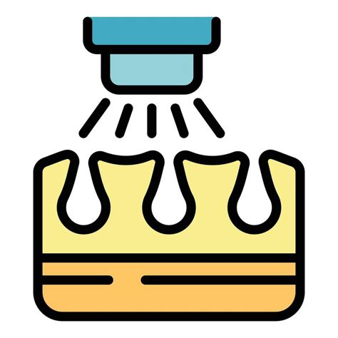 Laser Epilation Procedure Icon Vector Flat Vector Art At Vecteezy