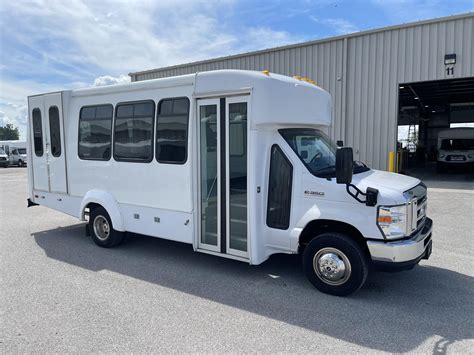 2020 Elkhart Coach Ford E350 8 Passenger And 4 Wheelchair Shuttle Bus