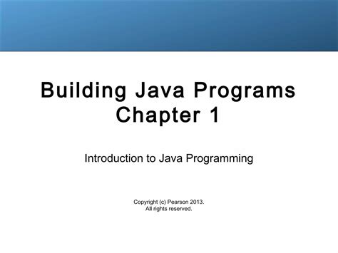 Ch01 Basic Java Programs Ppt Free Download