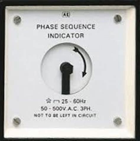 Phase Sequence Indicator At Best Price In Nagpur By Instrument Sales Corporation Id 2856378879733