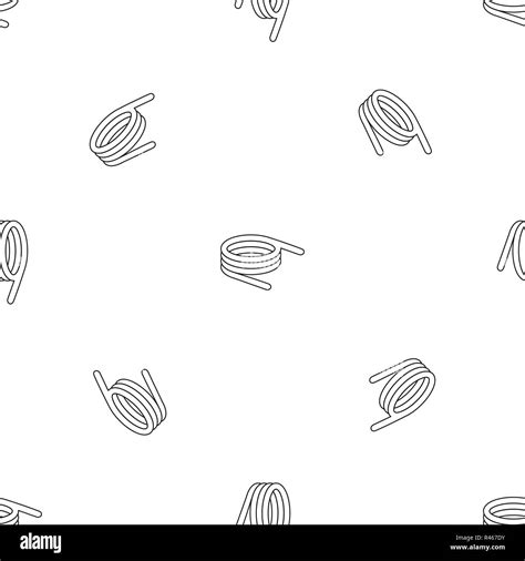 Spiral Spring Pattern Seamless Vector Repeat Geometric For Any Web