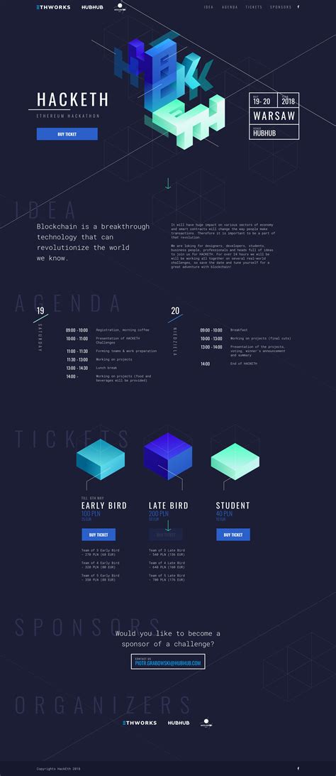 Hackathon Web Design Inspiration