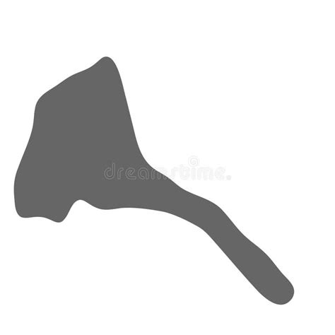 Eritrea Map Stylish Location Icon With Eritrea Map And Flag Stock Vector Illustration Of