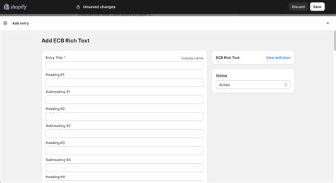 How To Create New Shopify Metaobject Templates With Easy Content