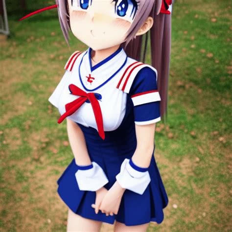 Garota De Anime Em Uniforme De Marinheiro Creative Fabrica