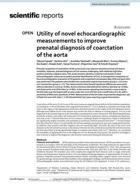 Pdf Utility Of Novel Echocardiographic Measurements To Improve